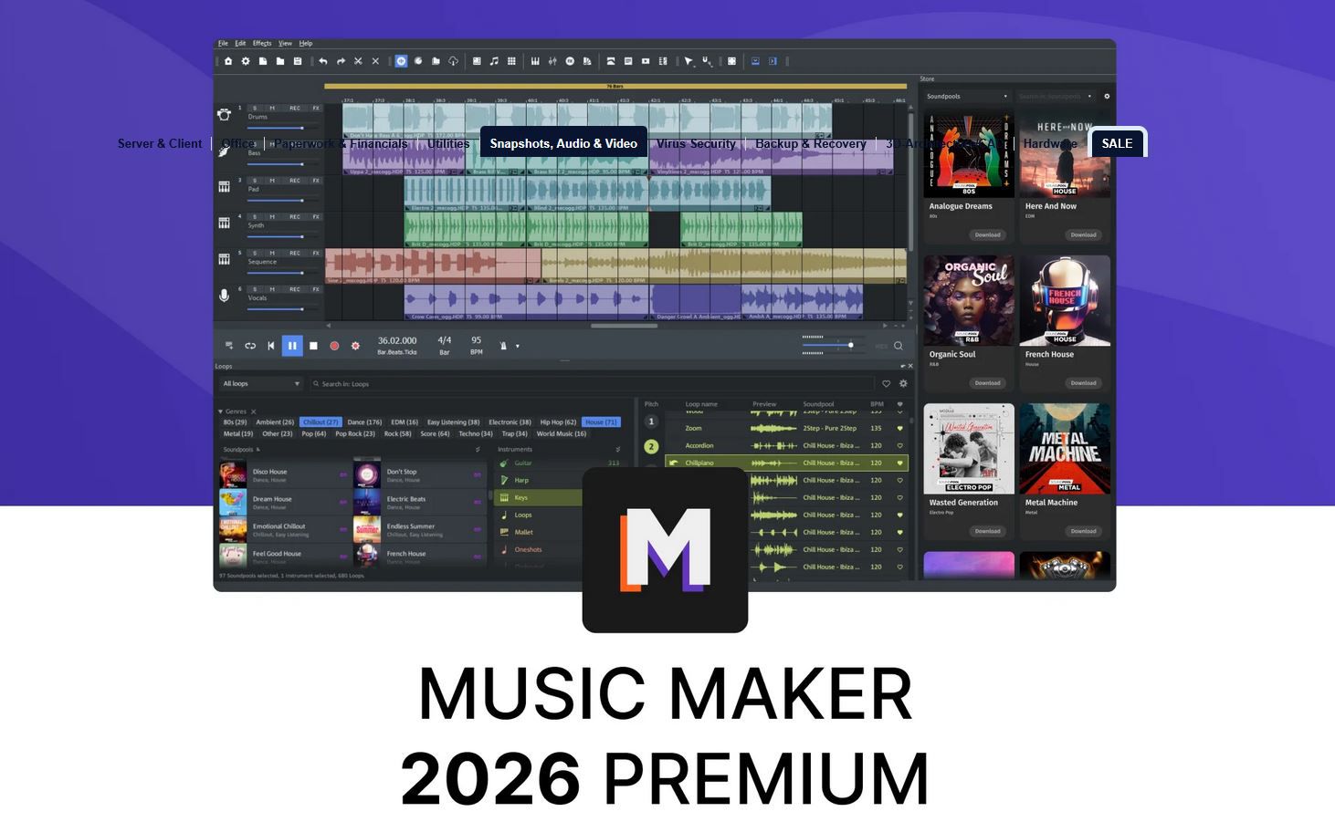 MAGIX Music Maker 2026 Premium | co.Tec Online-Shop
